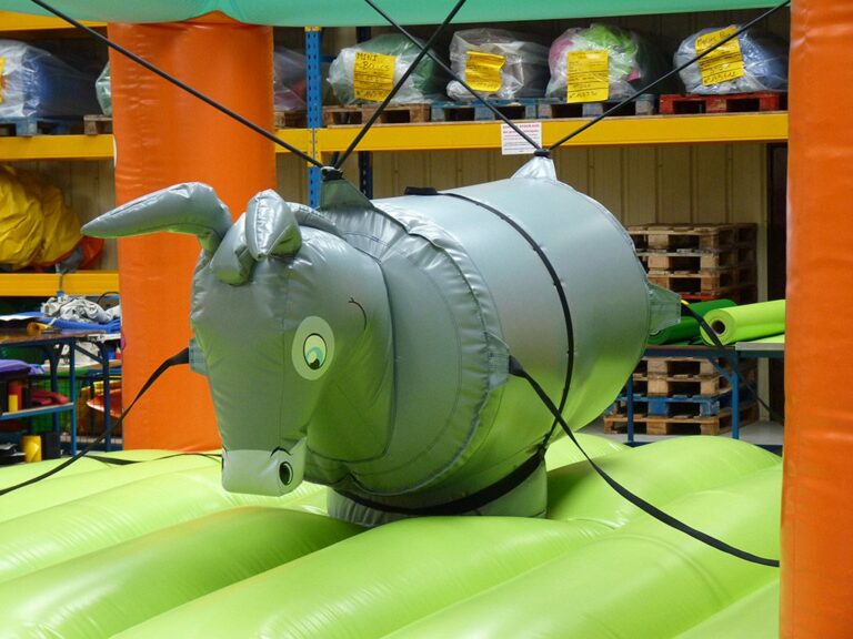 INFLATABLE RODEO DONKEY WITH FRAME - C2J