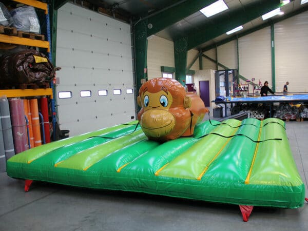 INFLATABLE RODEO MONKEY WITH STRAPS - C2J